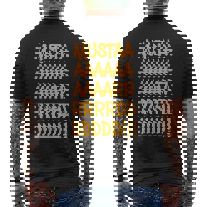 Yellow Mustard Cool Meme Hip Hop Music Costume Men's T-shirt Back Print ...