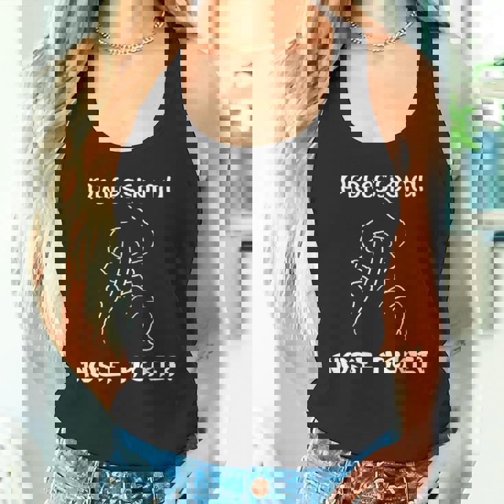 Booger Eating Nose-Picking Professional Nose Picker Tank Top - Monsterry