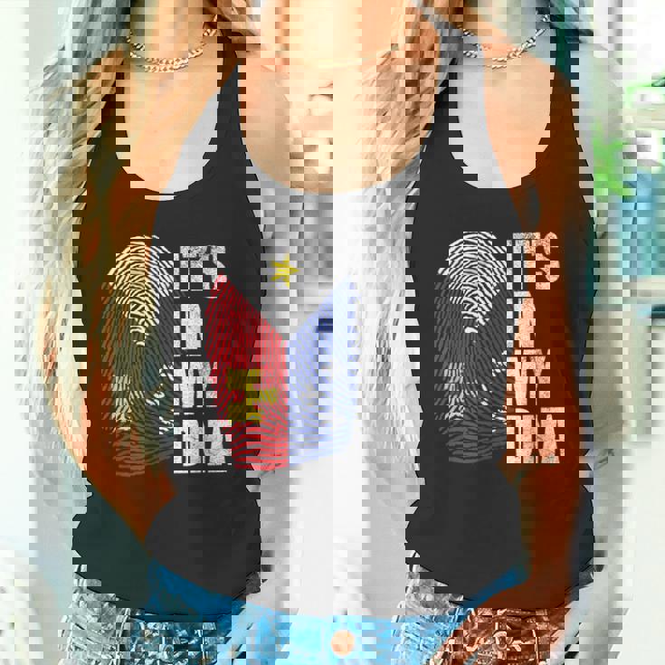 Louisiana Cajun French Acadiana Flag It’s In My DNA Tank Top - Monsterry