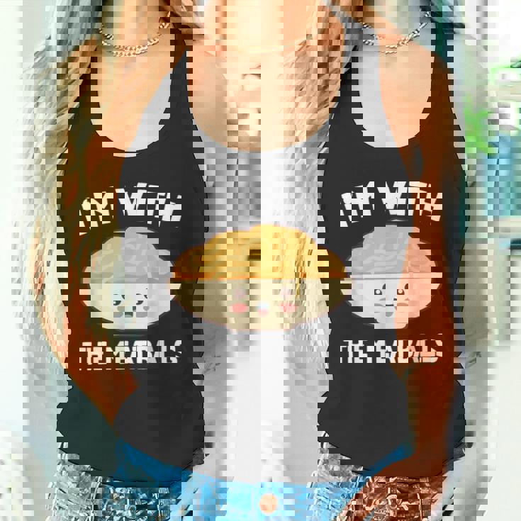 Spaghetti & Meatballs Matching Couples His & Hers Tank Top - Monsterry