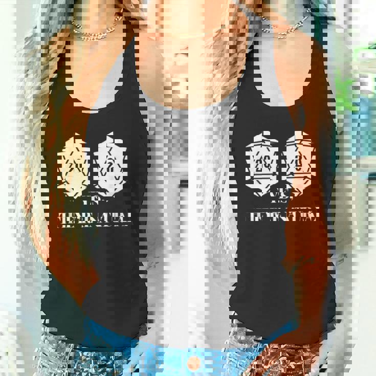 Yes They Are Natural D20 Dice 20 Sided Role Play Gamer For Tank Top ...