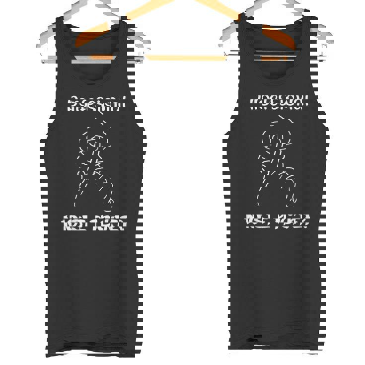 Booger Eating Nose-Picking Professional Nose Picker Tank Top - Monsterry