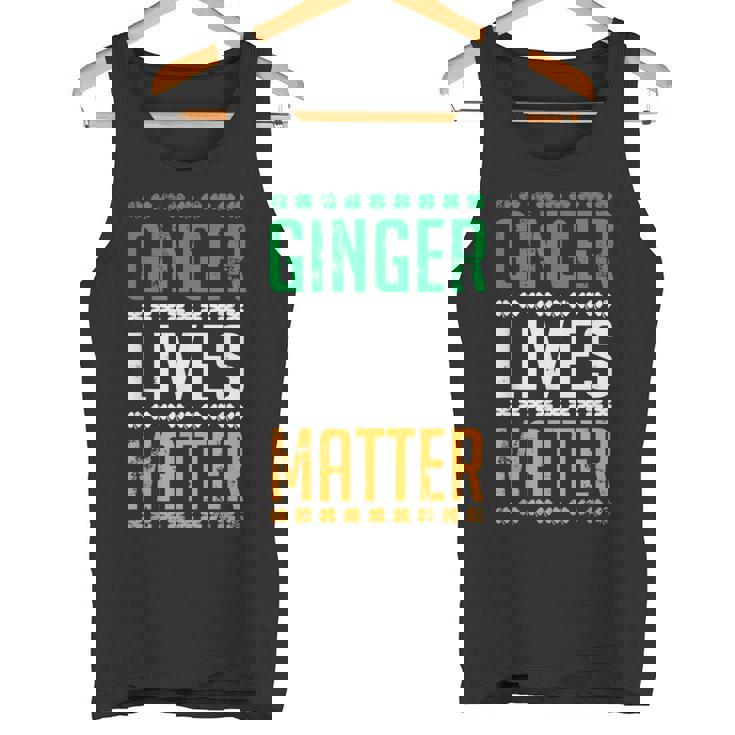 Ginger Lives Matter Irish Flag St Patricks Day Men Tank Top - Monsterry
