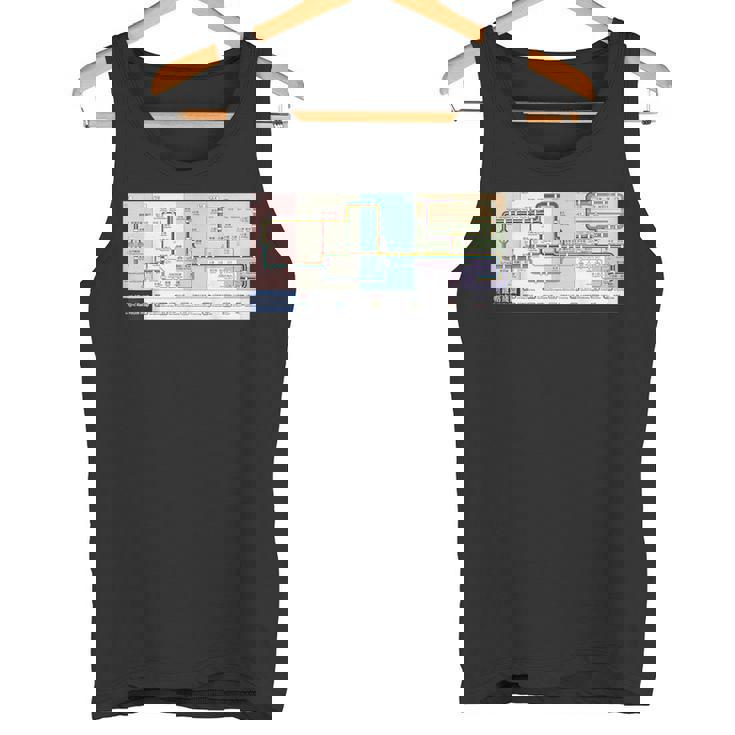 Hong Kong Hongkong Light Rail Route Map HD Tank Top - Monsterry