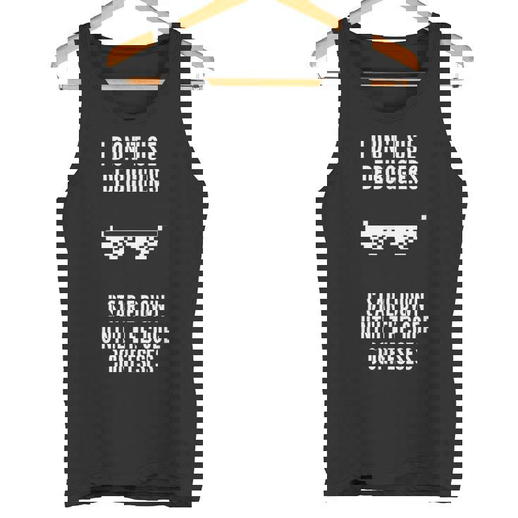 Programming Code Joke Computer Science Meme Programmer Tank Top - Monsterry