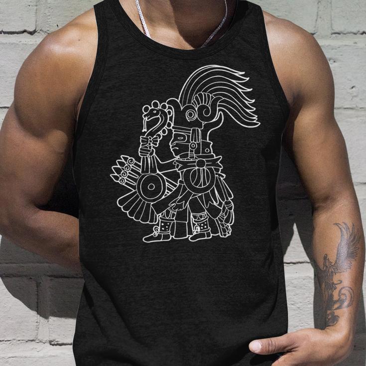 Huitzilopochtli Aztec God Aztec Mythology Mayan Sun War God Tank Top ...