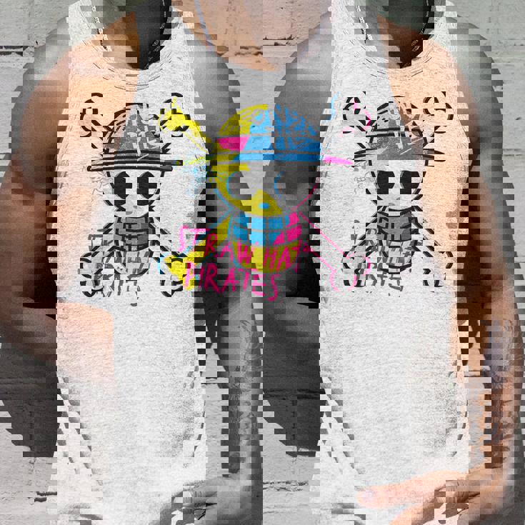 Kids One Piece Straw Hat Pirates Colour Logo Monkey D Luffy Kids Tank ...