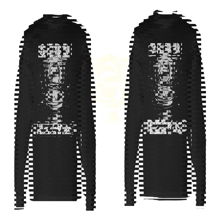 Skibidi Rizzmas Toilet Santa White Elephant Christmas Long Sleeve T ...