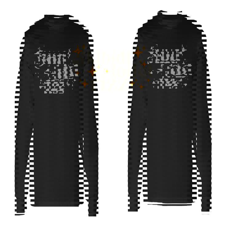 Skibidi Toilet Rizz Meme Long Sleeve T-Shirt - Thegiftio UK