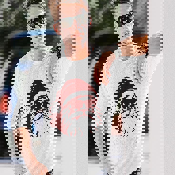 Sigma Claus Cool Santa Meme Rizzler Brainrot Christmas Long Sleeve T ...