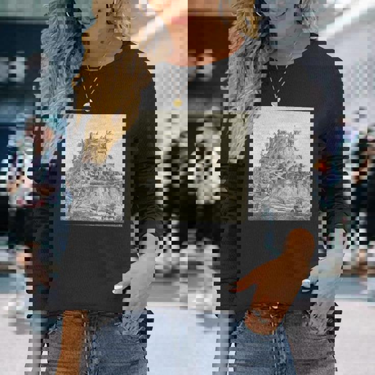 Cahokia Monks Mound Mesoamerica Native Americans Long Sleeve T-Shirt ...