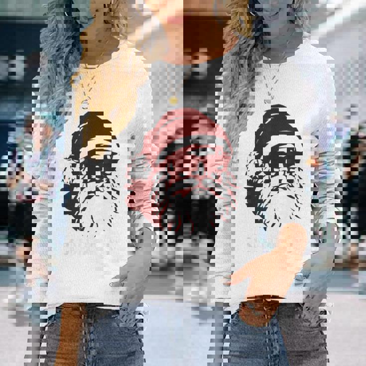 Sigma Claus Cool Santa Meme Rizzler Brainrot Christmas Long Sleeve T ...