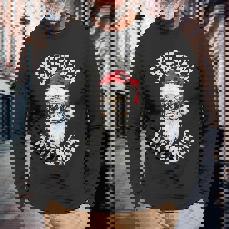 Skibidi Rizzmas Skibidi Christmas Merry Rizzmas Long Sleeve T-Shirt ...