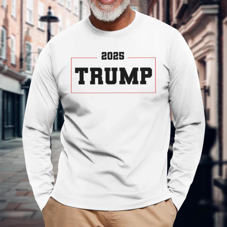 Donald Trump Is Your President Qr Trump Dancing On Back Long Sleeve T ...