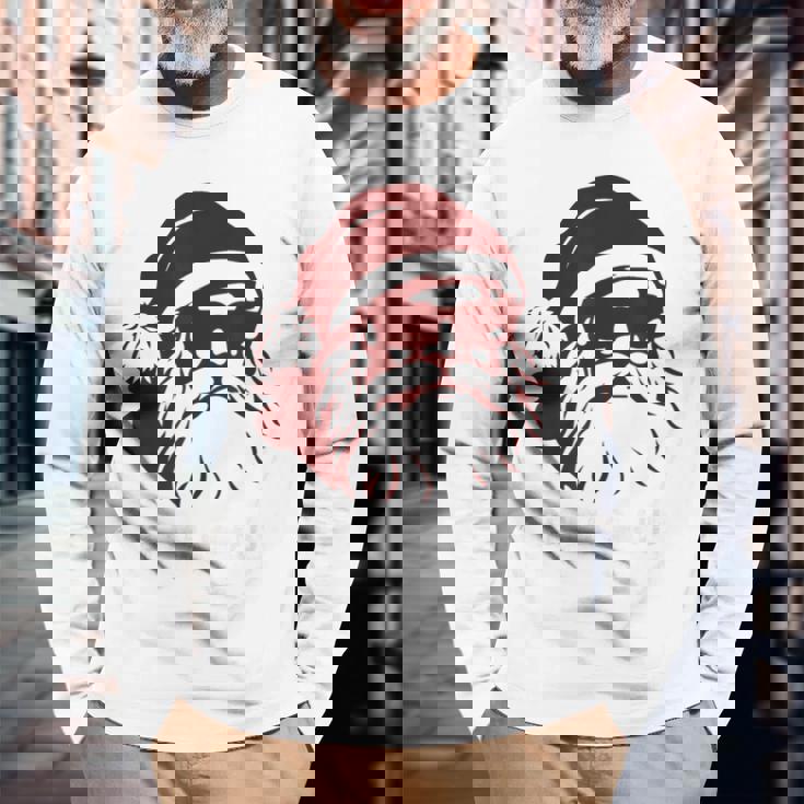 Sigma Claus Cool Santa Meme Rizzler Brainrot Christmas Long Sleeve T ...