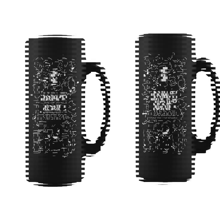 Creator Ink Inanimate Insanity Black And White Matching Coffee Mug | Mazezy