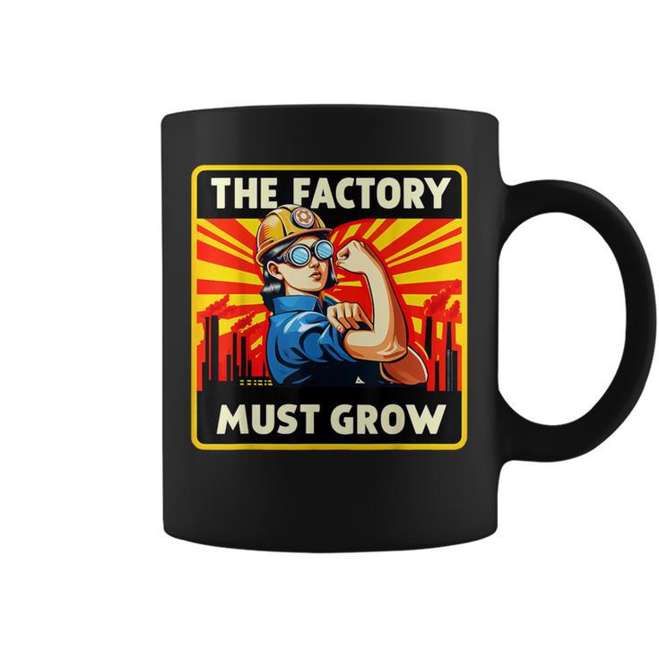 Factorio The Factory Must Grow Coffee Mug | Mazezy