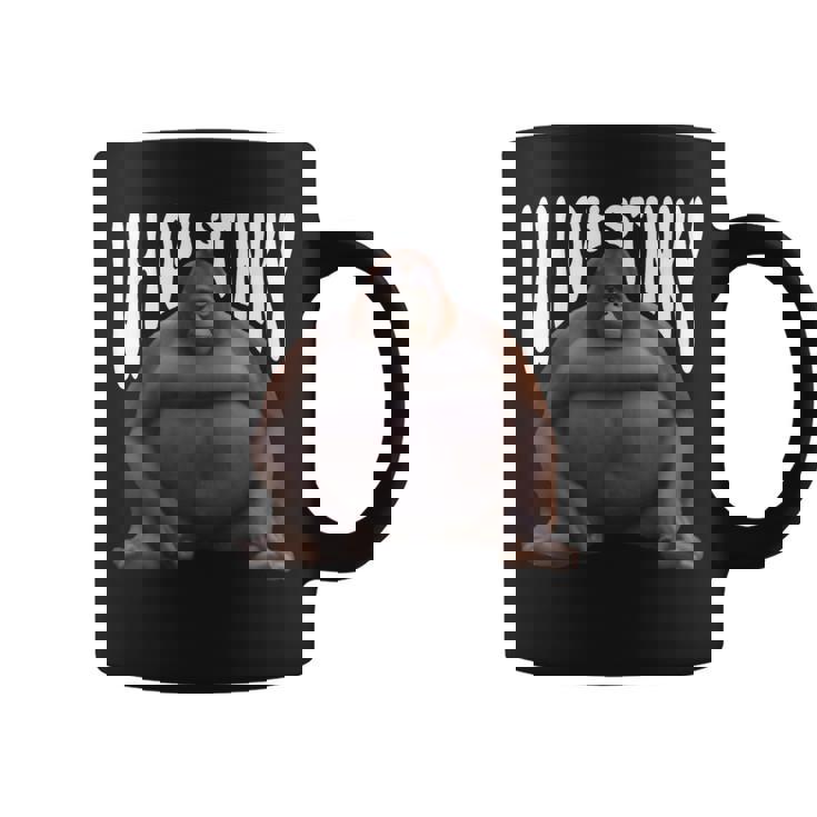 Monkey Uh Oh Stinky Poop Dank Memes Le Monke Orangutan Coffee Mug | Mazezy