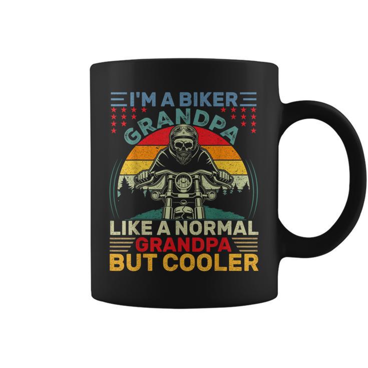 I'm A Biker Grandpa Like A Normal Grandpa But Cooler Biker Men's T ...