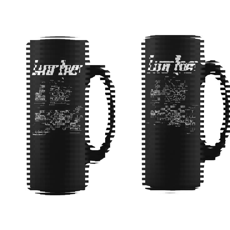 Lunar Rover Vehicle Blueprint Moon Landing Graphic Print Coffee Mug ...