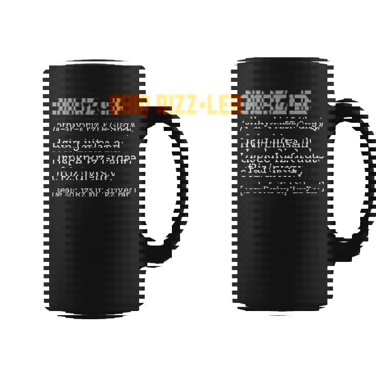 Ohio Rizzler Nutrition Facts Meme Internet Memes Brainrot Coffee Mug ...