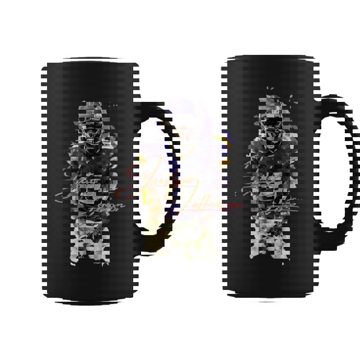 Retro Justin Jefferson 90S Graphic Coffee Mug | Mazezy