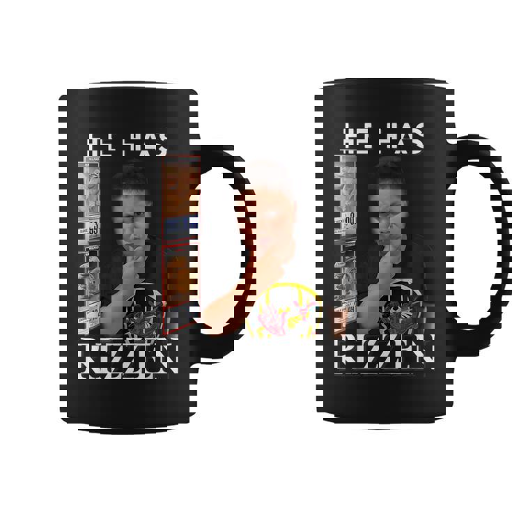 Rizzler Costcos Guys He Has Rizzen Bring The Boom Meme Coffee Mug | Mazezy