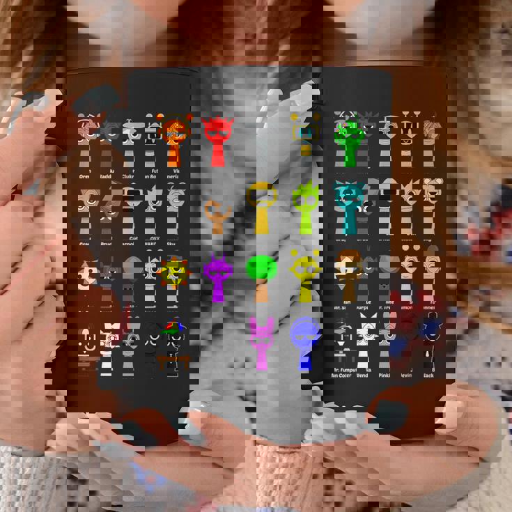 All my Sprunki toys Graphic Print Coffee Mug - Monsterry AU