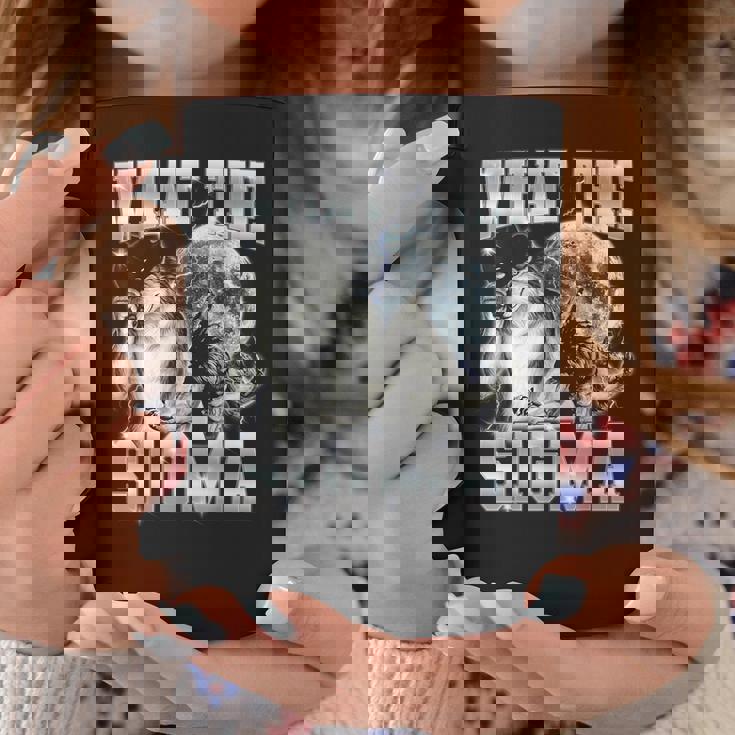 Wolf What The Sigma Alpha Wolf Meme Women Coffee Mug | Mazezy