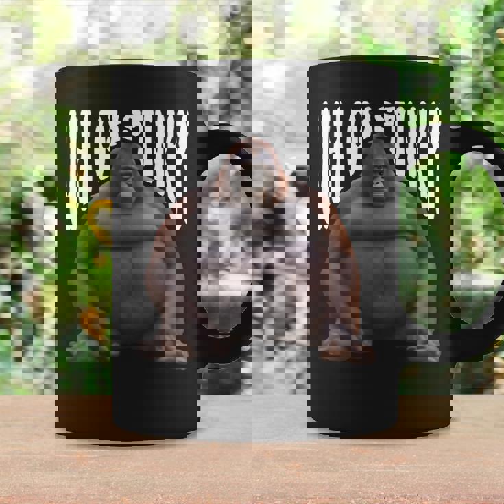 Monkey Uh Oh Stinky Poop Dank Memes Le Monke Orangutan Coffee Mug | Mazezy