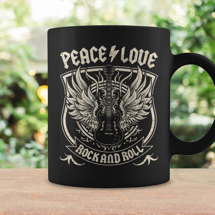Rock Band Rock Concert Peace Love Rock And Roll Costume Rock Coffee Mug ...