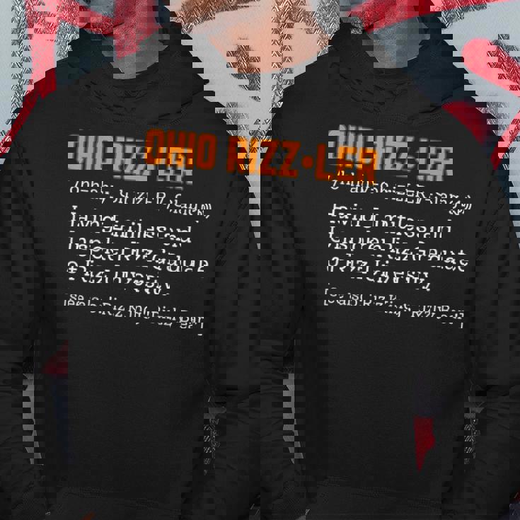 Ohio Rizzler Nutrition Facts Meme Internet Memes Brainrot Hoodie ...
