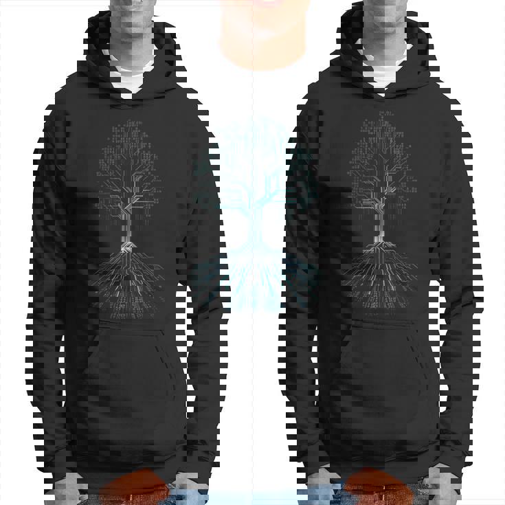Binary Coding Programmer Graphic For Coders Hoodie - Thegiftio