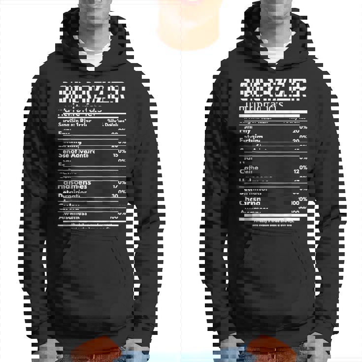 Ohio Rizzler Nutrition Facts Meme Rizz Internet Memes Gen Z Hoodie ...