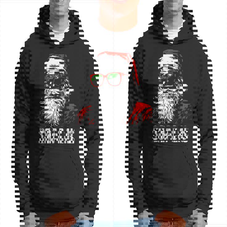 Sigma Claus Santa Christmas Rizz Male The Rizzler Meme Hoodie - Thegiftio