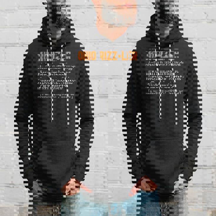 Ohio Rizzler Nutrition Facts Meme Internet Memes Brainrot Hoodie ...