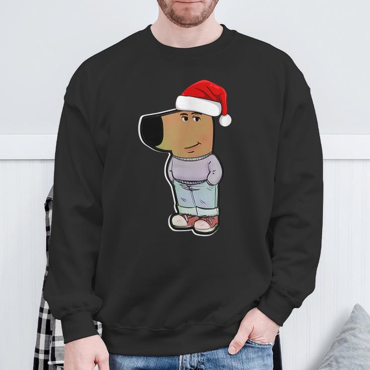 My New Character Is A Chill Guy Chill Guy Meme Christmas Sweatshirt ...