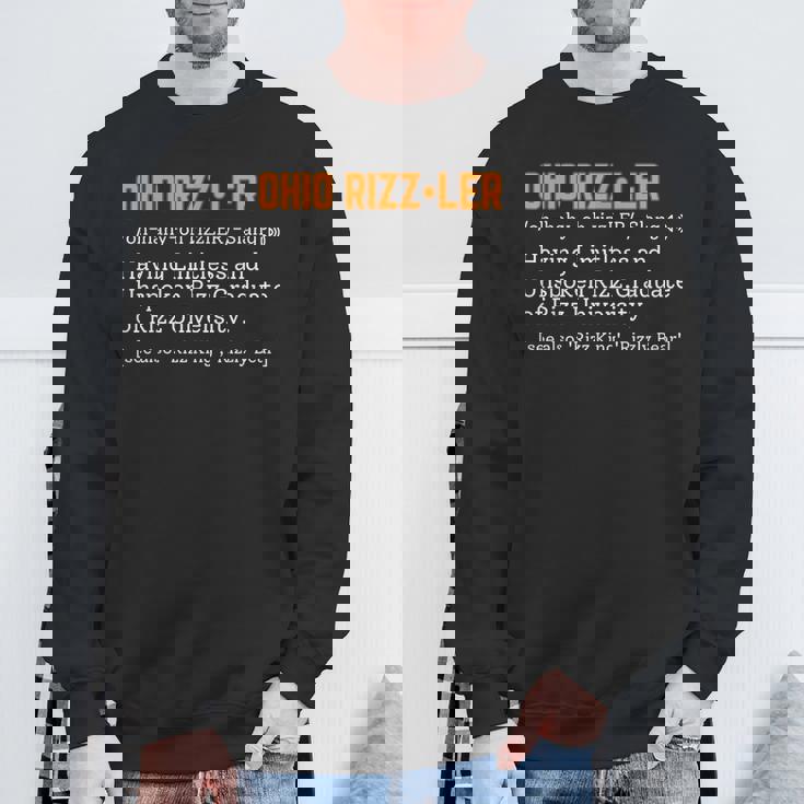 Ohio Rizzler Nutrition Facts Meme Internet Memes Brainrot Sweatshirt ...