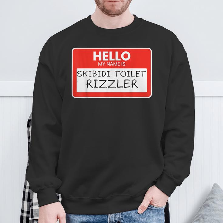 Skibidi Toilet Rizzler Rizz Memes Internet Memes Gen Z Sweatshirt ...