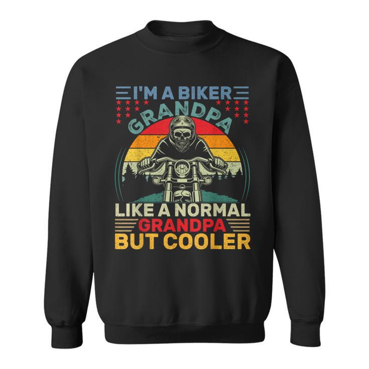I'm A Biker Grandpa Like A Normal Grandpa But Cooler Biker Men's T ...