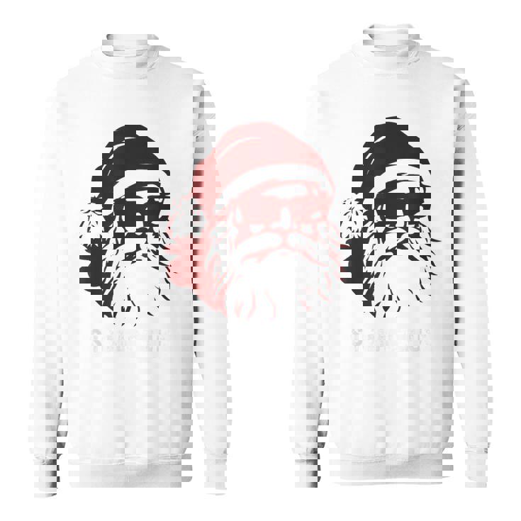 Sigma Claus Cool Santa Meme Rizzler Brainrot Christmas Sweatshirt ...