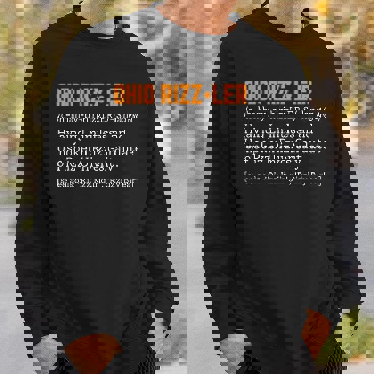 Ohio Rizzler Nutrition Facts Meme Internet Memes Brainrot Sweatshirt ...
