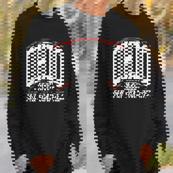 Ohio Skibidi Gyatt Sigma Rizz Meme Vintage Birthday Sweatshirt - Monsterry