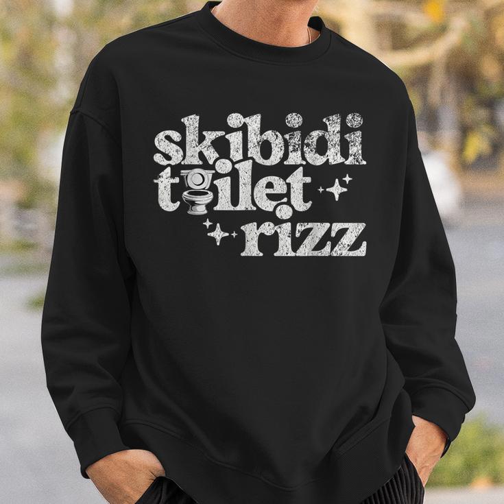 Skibidi Toilet Rizz Meme Sweatshirt - Seseable