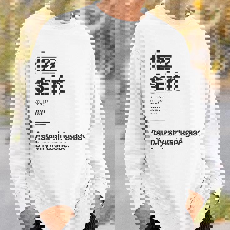 Rizz Gen Z Gen Alpha Slang Charisma Meme Rizz Sweatshirt - Monsterry AU