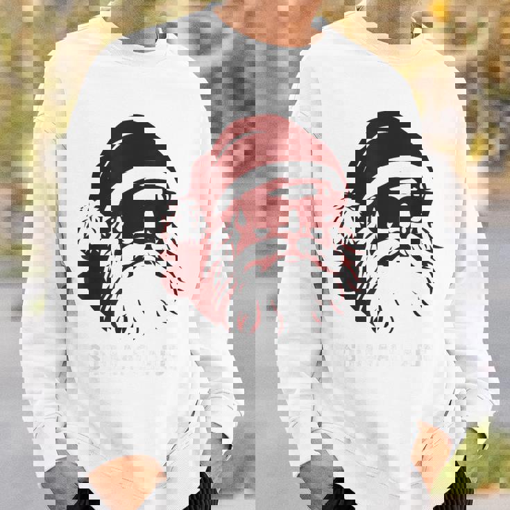 Sigma Claus Cool Santa Meme Rizzler Brainrot Christmas Sweatshirt ...