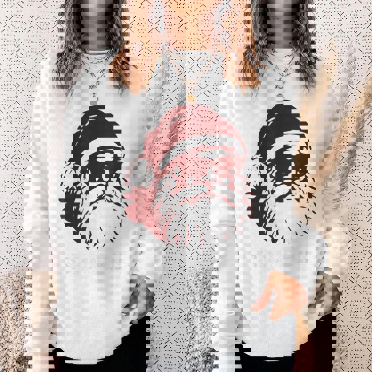 Sigma Claus Cool Santa Meme Rizzler Brainrot Christmas Sweatshirt ...