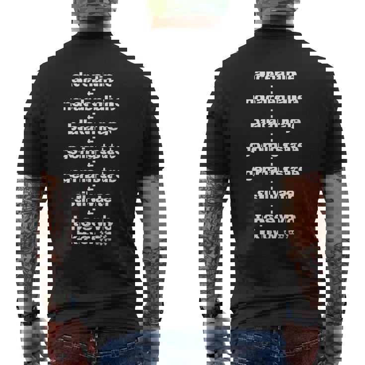 Adrenaline Noradrenaline Balkan Rage Gooning Meme Brainrot Men's T ...