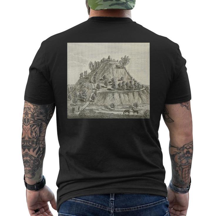 Cahokia Monks Mound Mesoamerica Native Americans Men's Back Print T ...