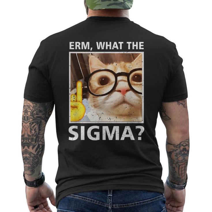 Erm What-The Sigma Cat Meme Selfie Cat Wearing Sunglasses Men's T-shirt ...